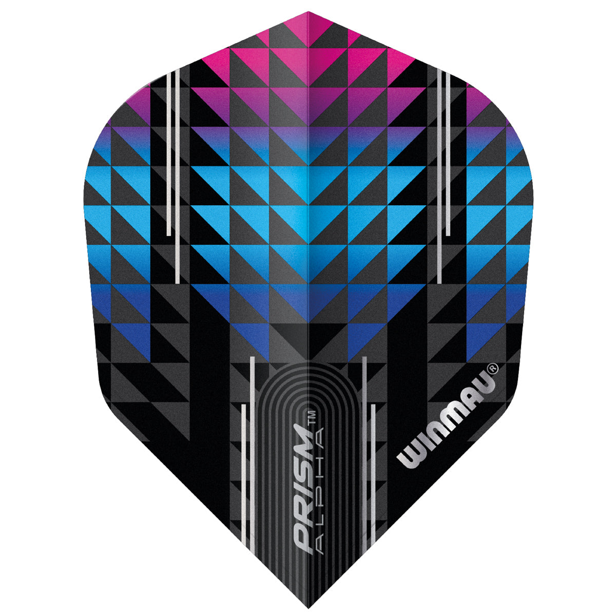 Prism Alpha Triangle Blue & Pink No6 Dart Flights by Winmau – Double ...