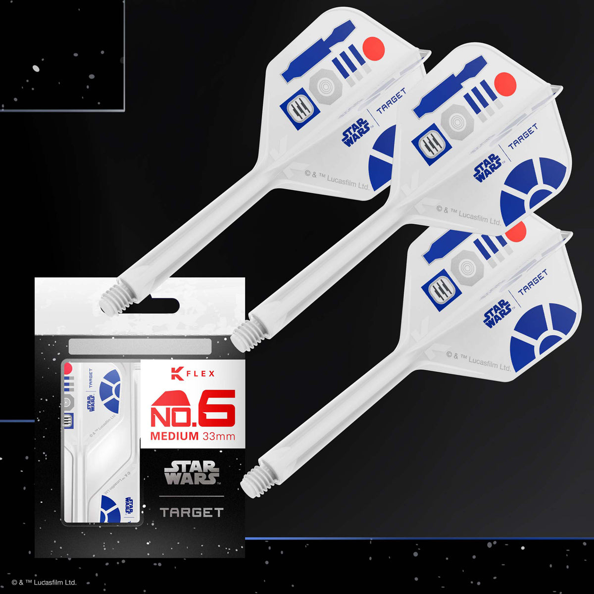 STAR WARS™ | TARGET R2-D2 K-Flex No6 Integrated Flights and Shafts ...