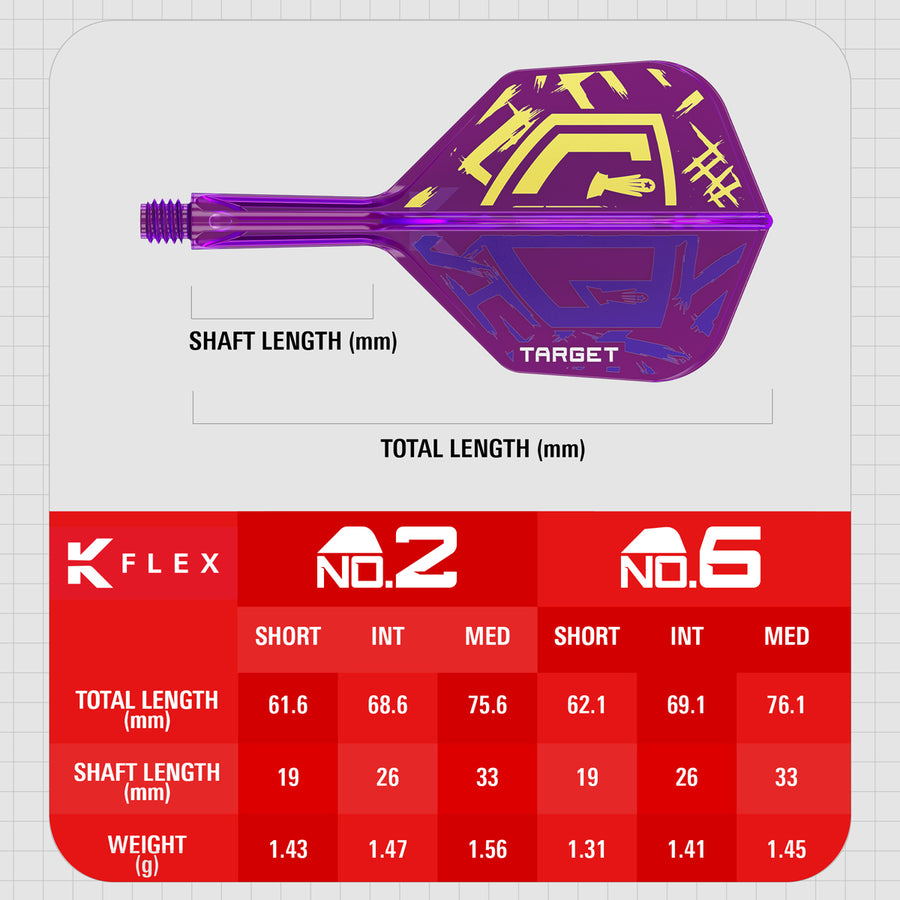 Luke Littler World Champion K-Flex One Piece Dart Flights by Target ...