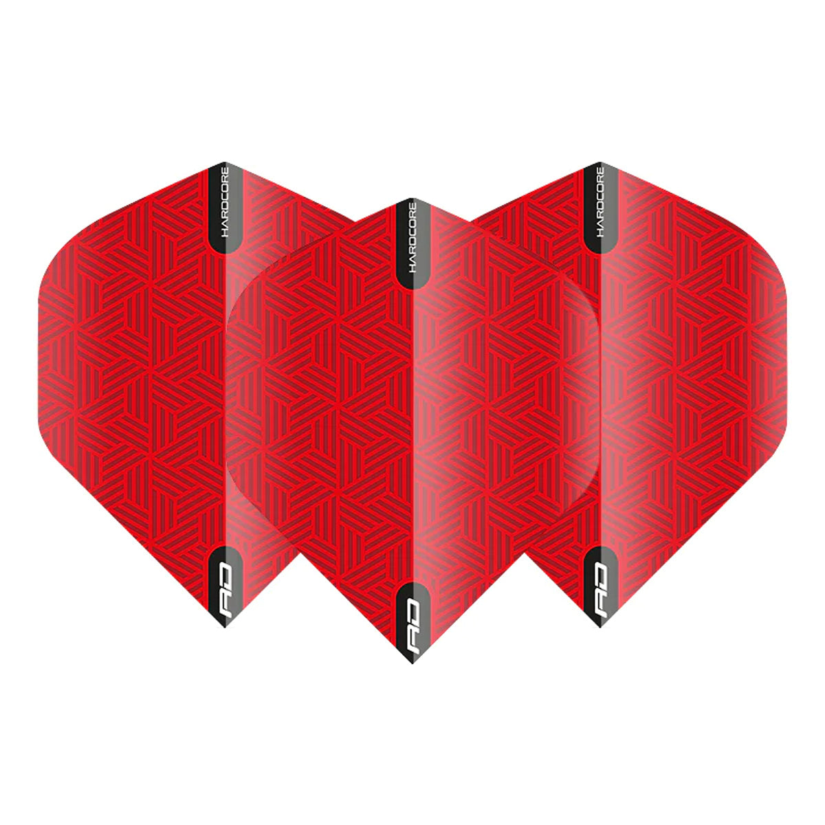 Hardcore XT Red Standard Dart Flights by Red Dragon – Double Top Darts