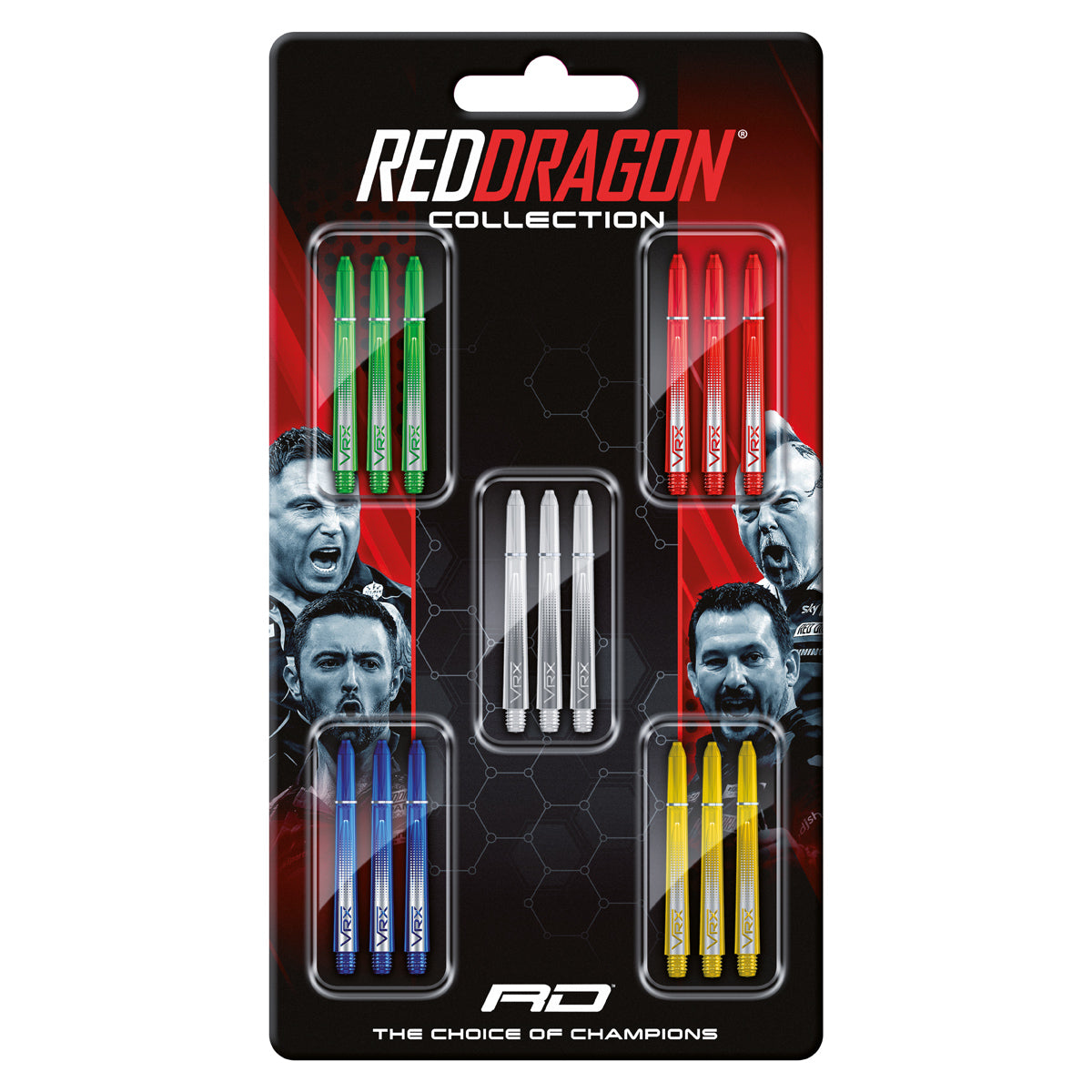Red Dragon VRX Shaft Collection by Red Dragon – Double Top Darts