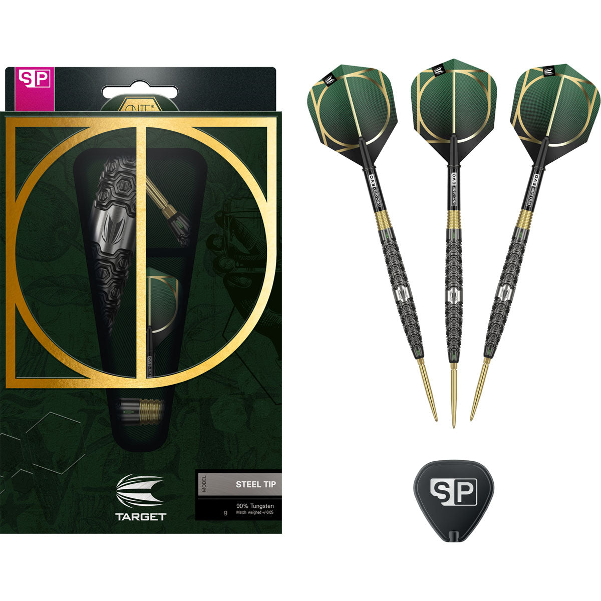 Cult SP01 90% Tungsten Swiss Point Steel Tip Darts by Target – Double ...