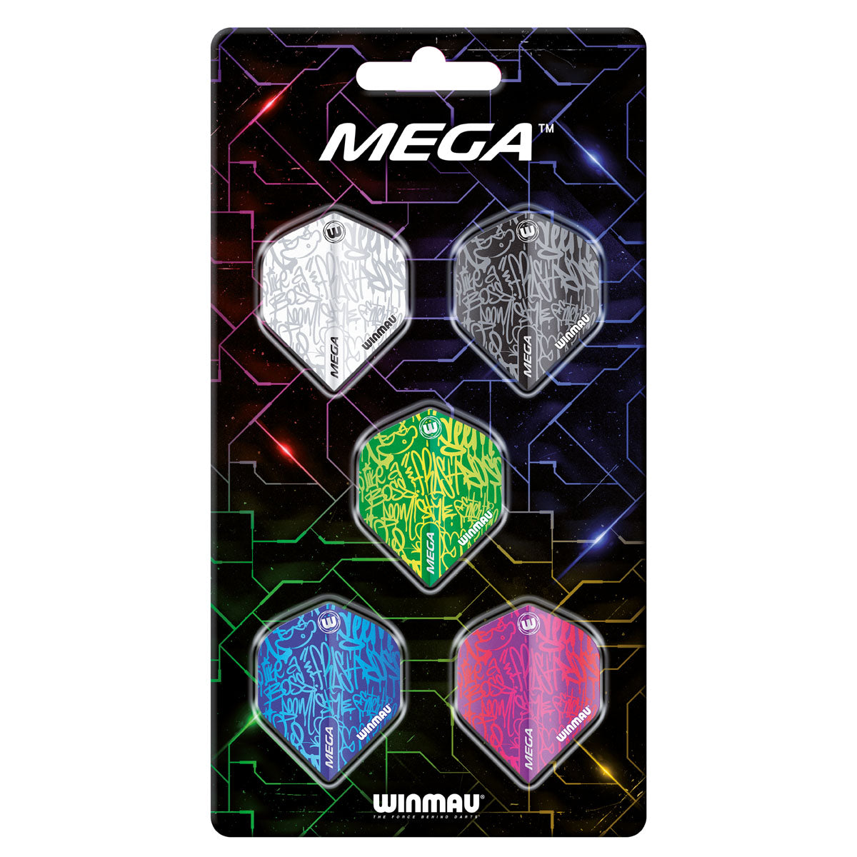 Mega Standard Dart Flight Collection by Winmau – Double Top Darts