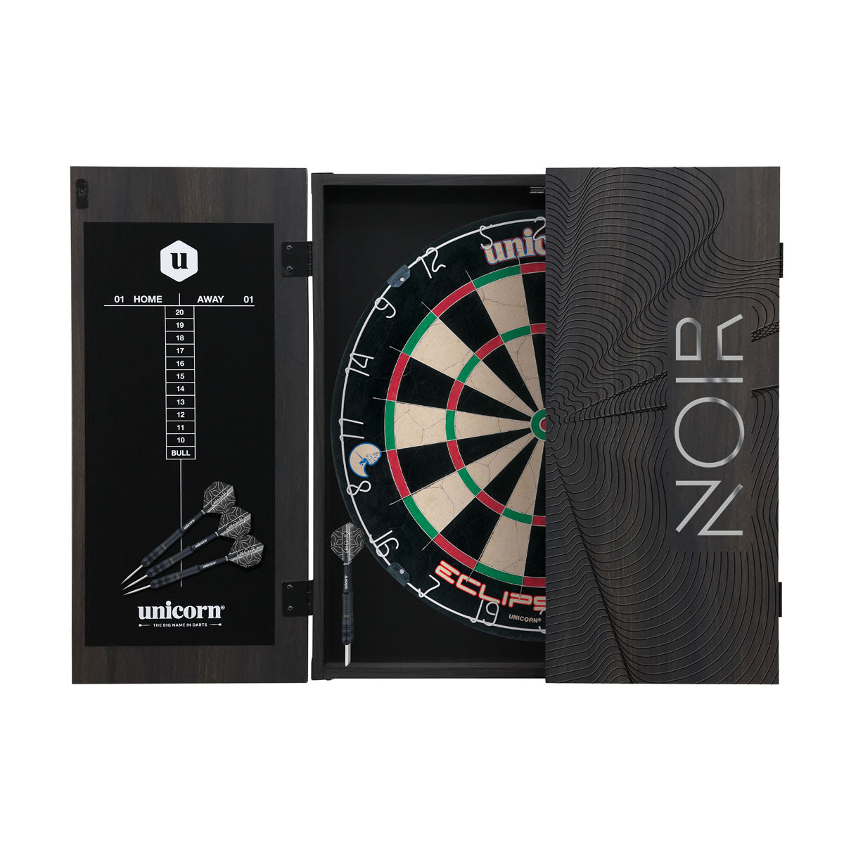 Noir Home Darts Centre by Unicorn – Double Top Darts