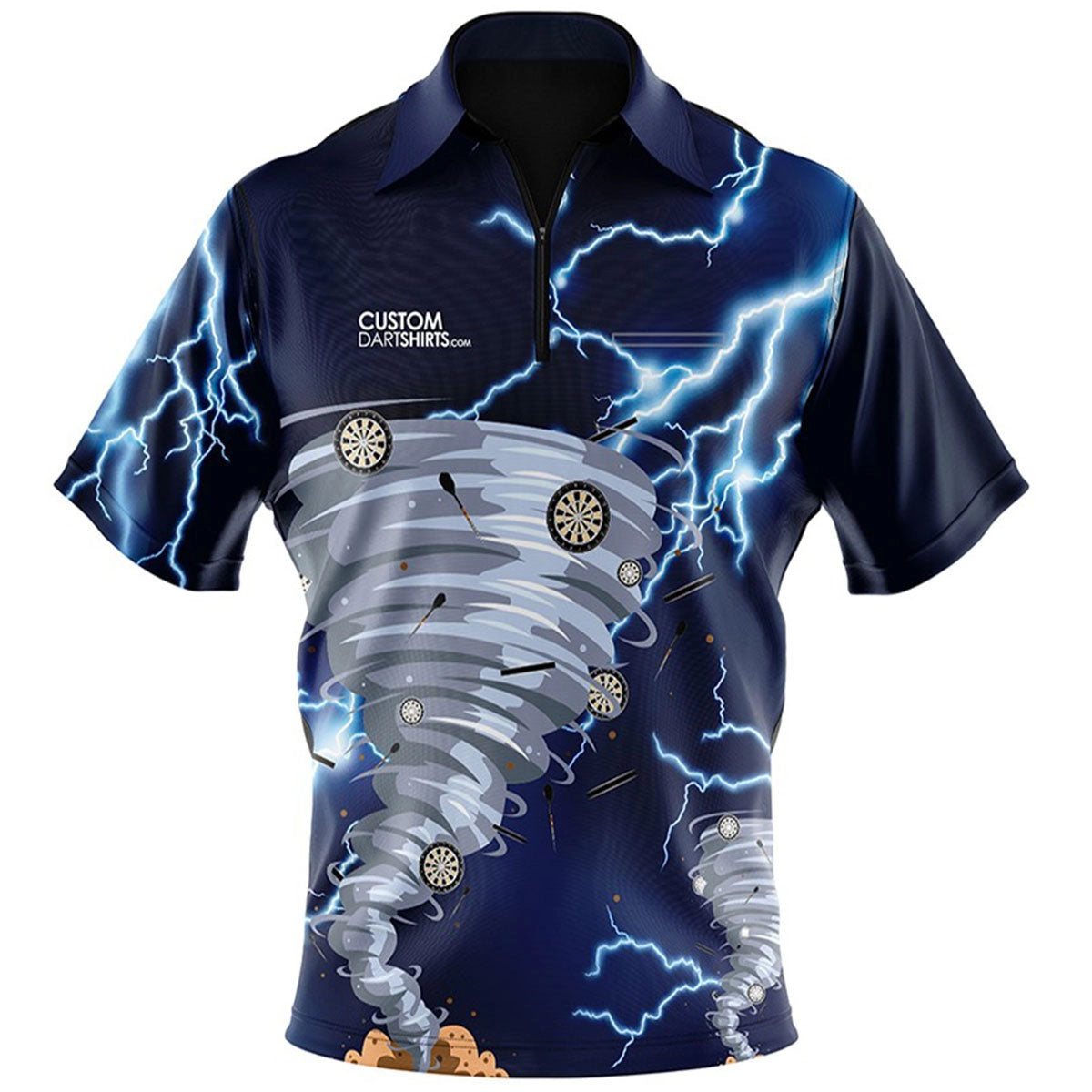 Darting Tornado Custom Dart Shirt – Double Top Darts