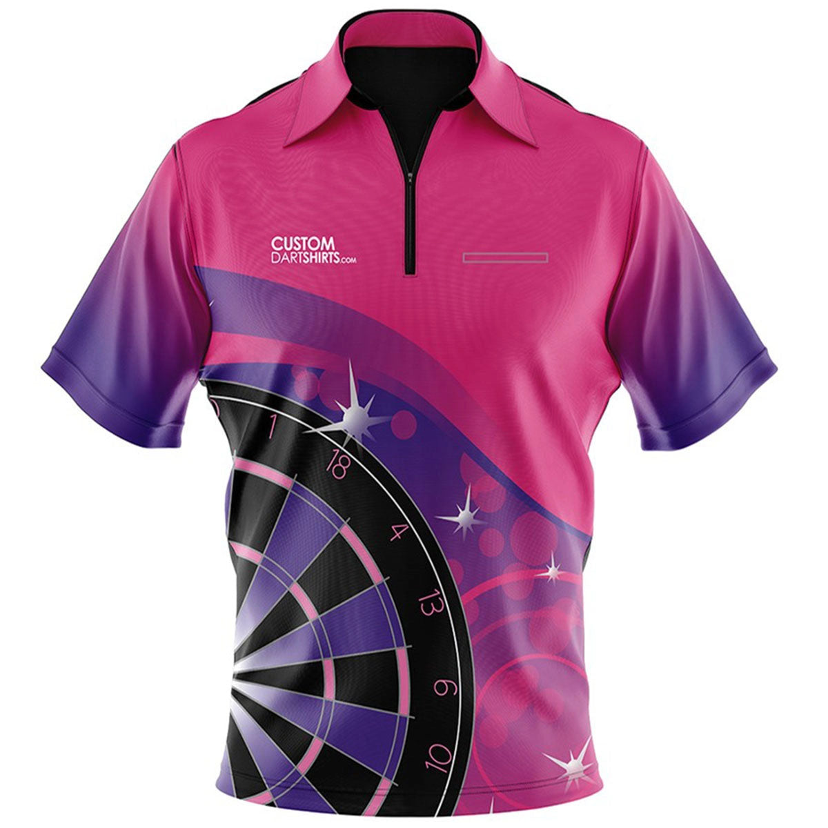 Pink Sparkles Custom Dart Shirt – Double Top Darts