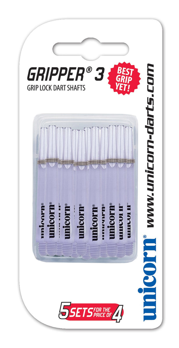 Unicorn Gripper 3 Value Pack Mirage Blue Ring Grip Dart Stems / Shafts ...